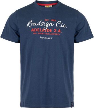 Roadsign T-Shirt Adelaide S.A. (1, 1-tlg., 1) sportliches Print-Shirt für entspannte Tage mit urbanem Flair