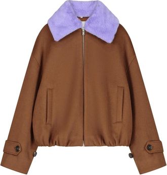 Fab By Fabienne Chapot Fabienne Chapot, Femme, Vestes, Brun, Taille: 42 FR Jael Jacket