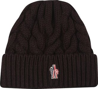 Moncler Femme, Accessoires, Brun, Taille: ONE Size Tricot Beanie