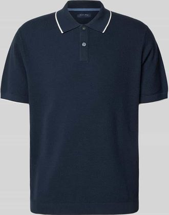 Christian Berg Regular Fit Poloshirt mit Kontrastkante