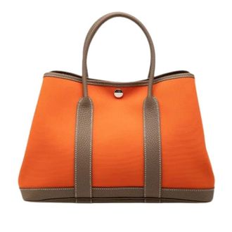 Herm&egrave;s Pre-owned The Garden Party 30 - - Pre-owned - Damen - Orange - ONE SIZE