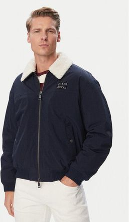 Tommy Jeans Bomberjacke Flag Aviator DM0DM23499 Dunkelblau Relaxed Fit