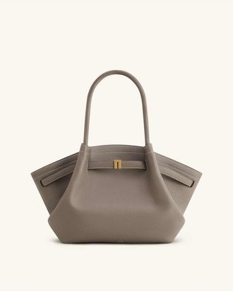 JW PEI Hana mittelgro&szlig;e Tote-Bag in Taupe-Neutral