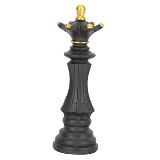 Cabilock Kreative Harz Schachskulptur Schwarze K&ouml;nigin Kleines Dekoratives Schachdekor F&uuml;r B&uuml;ro Und Wohnraum Tischdekoration Geschenk