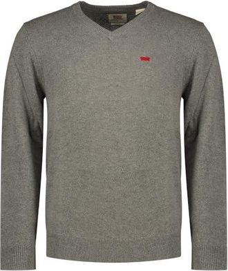 Levi's Pull &agrave; col en V pour Homme, Mid Tone Grey Heathe, S
