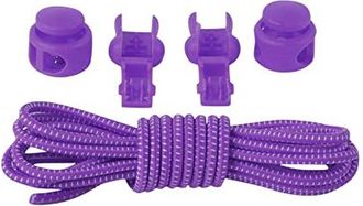 Generic Lacets &eacute;lastiques sans cravate, lacets r&eacute;glables en caoutchouc pour chaussures de sport lacets en silicone, g, Taille unique pour tous