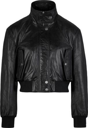 Trueprodigy Lederjacke Kiora Bomberjacke Pilotenjacke Fliegerjacke