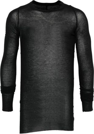 Rick Owens Homme, Pulls, Noir, Taille: XL Pulls &agrave; col rond