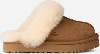 UGG Disquette Slipper für Kinder in Brown, Größe Wildleder