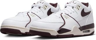 Nike Nike Herren Air Flight 89 Low Sneaker, White Burgundy Crush Phantom, 42 EU