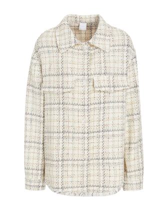8 by YOOX COTTON TWEED OVERSHIRT
