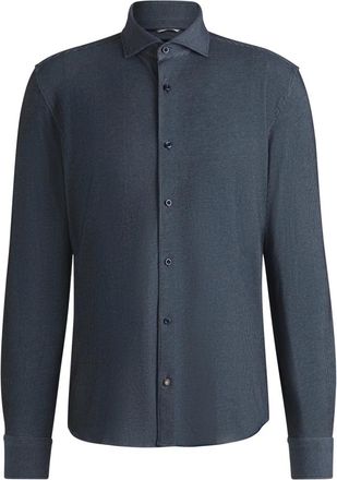 HUGO BOSS Homme, Chemises, Bleu, Taille: L C-HAL-spread-C1-233