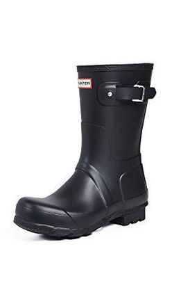 Hunter Mixte Original Short Botte de Pluie, Black, 43 EU