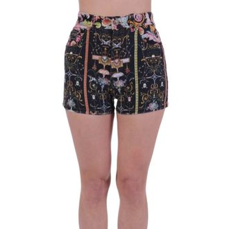 Versace Jeans Couture Femme, Shorts, Multicolore, Taille: W28 Wdp520 Print MIX Short Shorts