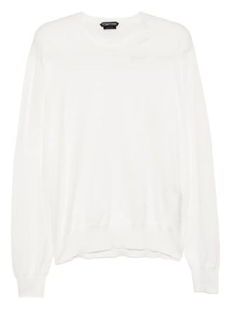Tom Ford t-shirt &agrave; manches longues - Blanc