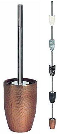 Spirella Darwin WC B&uuml;rste Toilettenb&uuml;rste Klob&uuml;rste WC Garnitur aus Steingut Kupfer