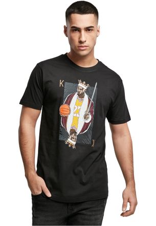 Mister Tee Herren T-Shirt King James LA, Black, XL, MT842