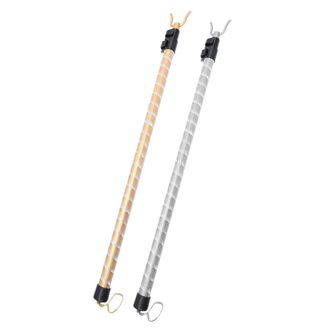 BESPORTBLE NUOBESTY 2 St&uuml;ck Verstellbare Teleskop W&auml;schestange aus Aluminiumlegierung Ausziehbare Kleiderstange f&uuml;r Balkon Bruchfest und Langlebig