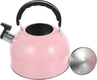 Aboofan Edelstahl Teekessel mit Flachem Boden Klappbarem Griff und Lautem Pfeifton Schnelle Platzsparende Stovetop f&uuml;r Zuhause Camping Wohnung und Reisen