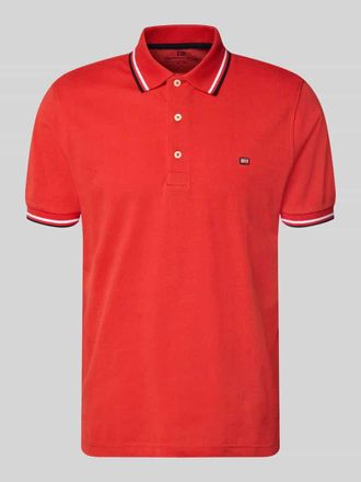 Christian Berg Regular Fit Poloshirt mit Kontraststreifen