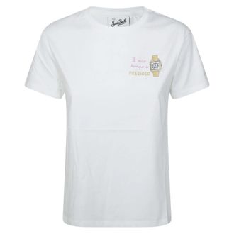 MC2 Saint Barth Emilie T-Shirt aus Baumwolle mit Rundhalsausschnitt - - Tops - Damen - Wei&szlig; - XS