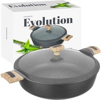 KASANOVA 32 cm Evolution Bratpfanne mit Deckel