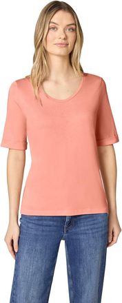 Street One T-Shirt mit Turn-Up Light apricot 38