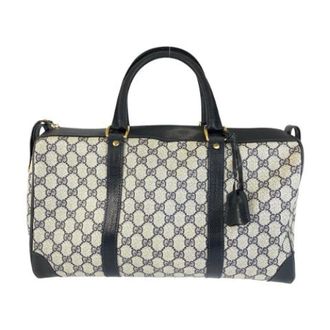 Gucci unisex, Pre-owned, Multicolore, Taille: ONE Size Pre-owned GG Supreme PVC Boston Bag
