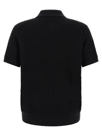 Brioni Trama Polo - Black
