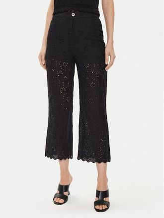 Morgan Stoffhose 241-PBROD Schwarz Straight Leg