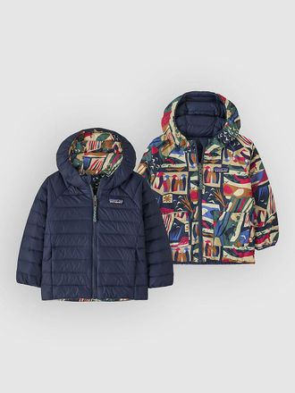 Patagonia Reversible Down Kids Jacke new navy