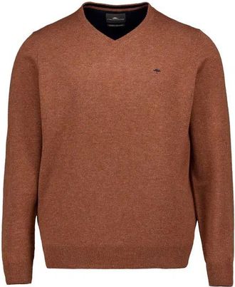 Fynch-Hatton Fynch-Hatton Herren Pullover braun unifarben