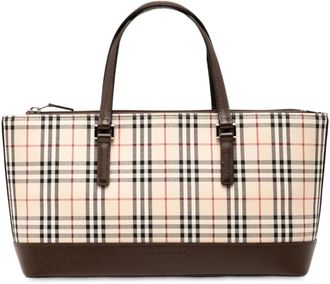 Burberry Shopper - House Check Canvas Tote - Gr. unisize - in Braun - f&uuml;r Damen