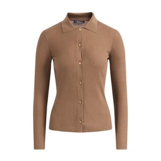 Max Mara Damen, Strickwaren, Braun, SGr&ouml;&szlig;e
