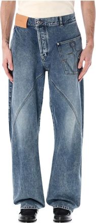 J.W.Anderson Homme, Jeans, Bleu, Taille: W32 Twisted Workwear Jeans