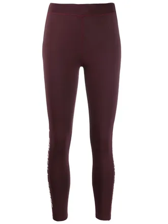 Golden Goose Leggings mit Logo - Rot