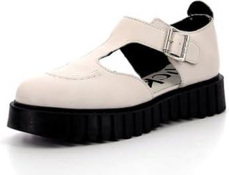 Kickers Fantastic, Ballerines Femme, Blanc, 38