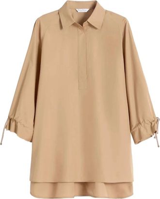 Max Mara Femme, Blouses et Chemises, Beige, Taille: 36 FR 020 Deserto