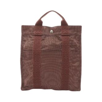 Herm&egrave;s Pre-owned Toile sacs-main - Femme - Pre-owned - Brun - Taille: ONE Size