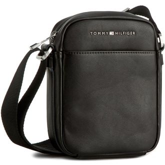 Tommy Hilfiger Umh&auml;ngetasche Tommy Hilfiger Th City Mini Reporter AM0AM01941 Schwarz
