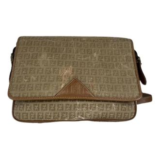 Fendi Sac bandouli&egrave;re en cuir Pre-owned - Femme - Pre-owned - Beige - Taille: ONE Size