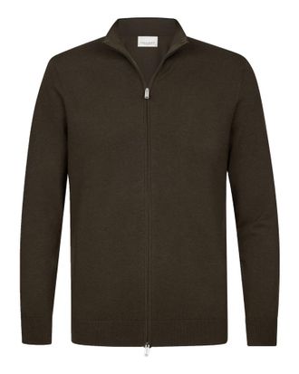 Profuomo Leichte Strickjacke mit Tencel und Seide in