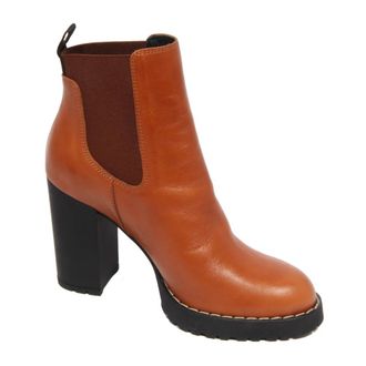 Hogan Chelsea Boots aus Leder- Made in Italy - - Shoes - Damen - Braun - 36 EU