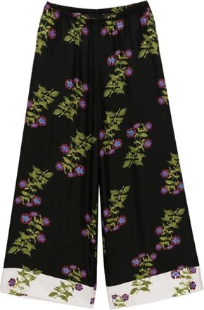 Cynthia Rowley Femme, Pantalons, Multicolore, Taille: 40 FR Silk Wide Leg Pants
