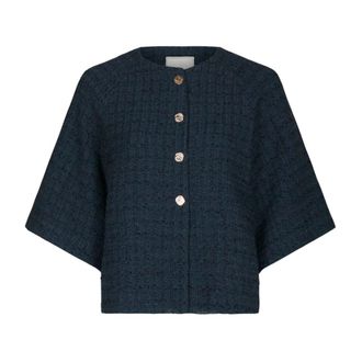 Neo Noir Tweedjacke - - Jackets - Damen - Blau - XL