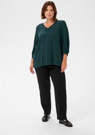 Kaffe Curve Langarmbluse Langarm-Bluse KCpippi Gro&szlig;e Gr&ouml;&szlig;en