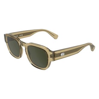 Lacoste Lunettes Rondes Iconiques en Ac&eacute;tate - unisex - Accessoires - Brun - Taille: 51 MM