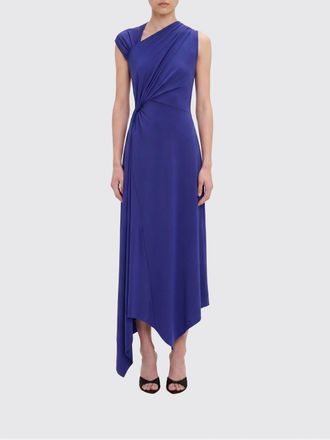 Victoria Beckham Kleid Damen Farbe Blau