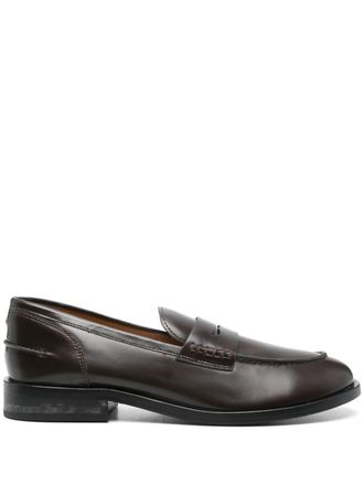 Manuel Ritz mocassins en cuir - Marron