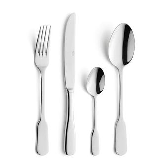 Amefa 070500AF01C40 Triomphe Besteckset, 24-teilig, Edelstahl, gl&auml;nzende Oberfl&auml;che, 13,7 x 7 x 26,5 cm